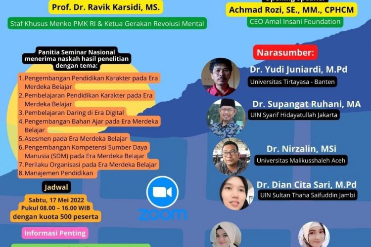 [Mei 2022] Webinar Nasional & Call for Paper Amal Insani 2022 - Solusi Riset