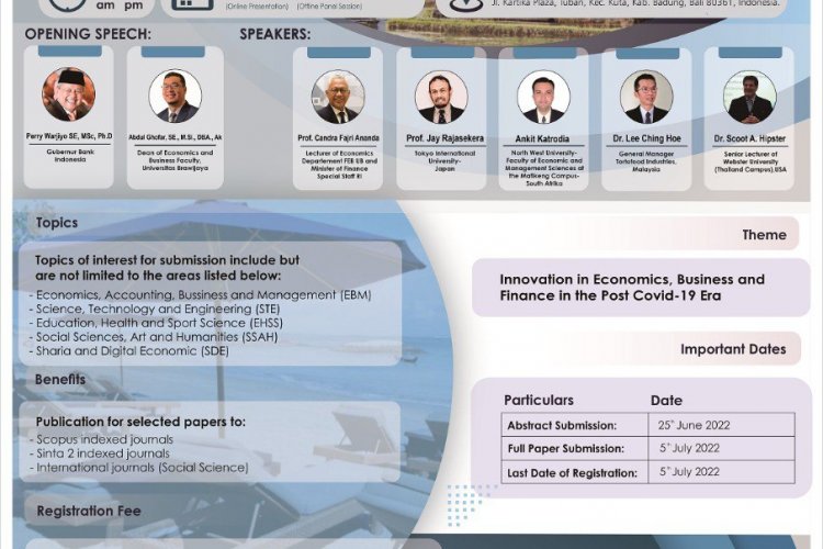 [15-16 Juli 2022] Brawijaya Economics and Finance International ...