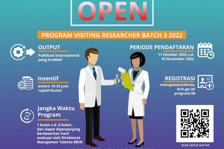 [Before 18 November 2022] Program Visiting Researcher Batch 3 2022 - Solusi Riset