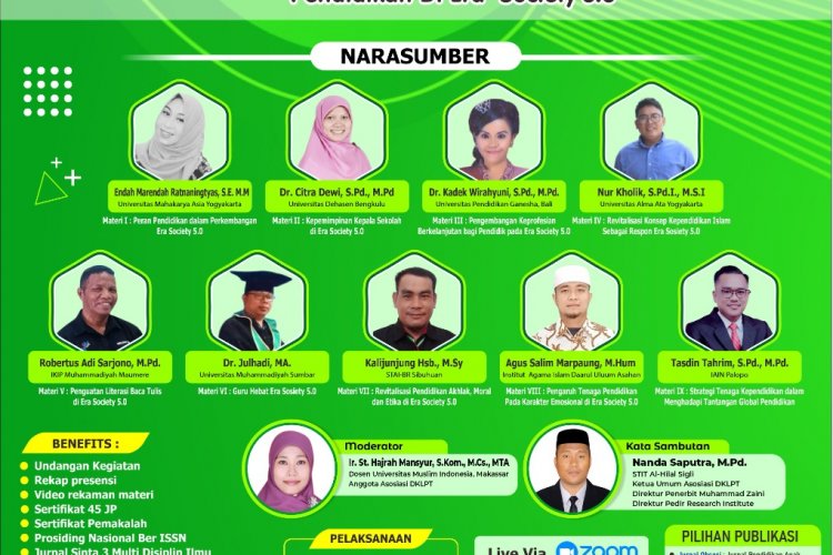 [28 Desember 2022] WEBINAR NASIONAL "Peran Pendidik dalam menghadapi ...