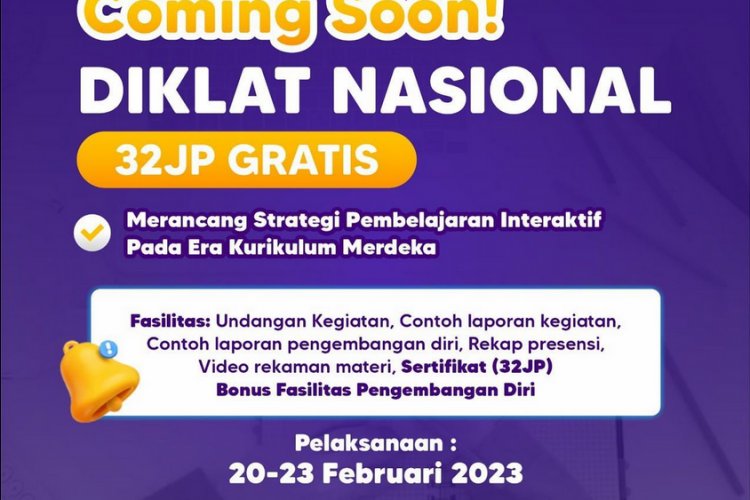 [20-23 Februari 2023] Merancang Strategi Pembelajaran Interaktif pada era Kurikulum Merdeka 32 ...