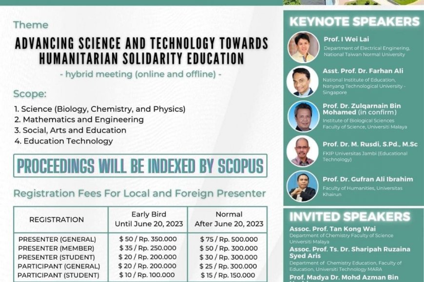 [Conference | 29 - 30 Agustus 2023] The 1st Integrated International ...