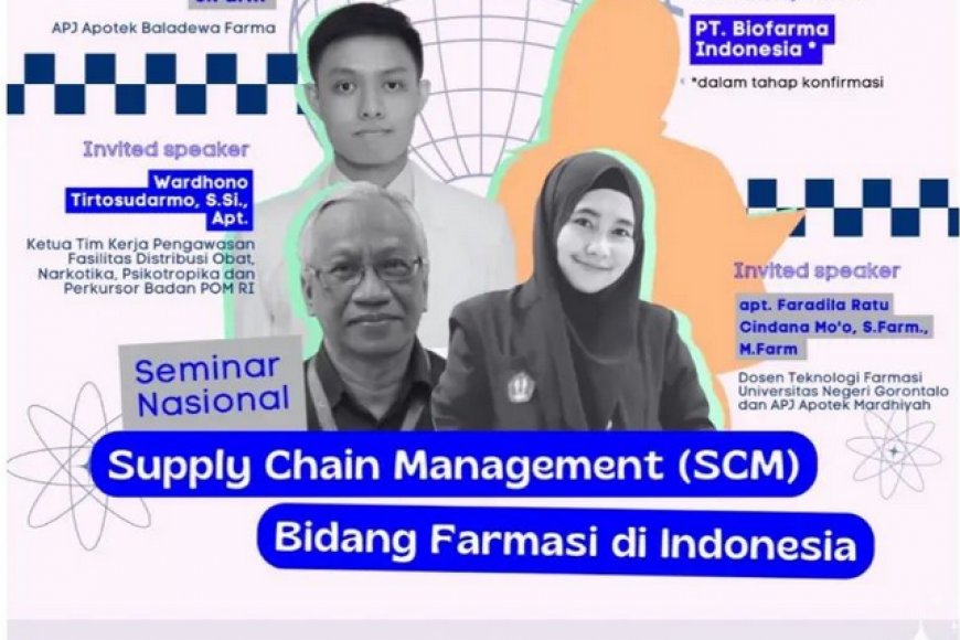 [3 Juli 2023] Seminar Supply Chain Management bidang Farmasi di Indonesia - Solusi Riset