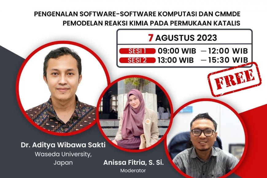 [Workshop | 7 Agustus 2023] Workshop Computational Molecular and Material Design Environment ...