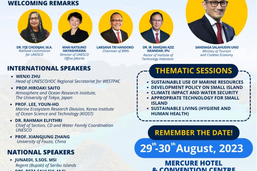 [29-30 Agustus 2023] International Workshop on Small Island Research ...