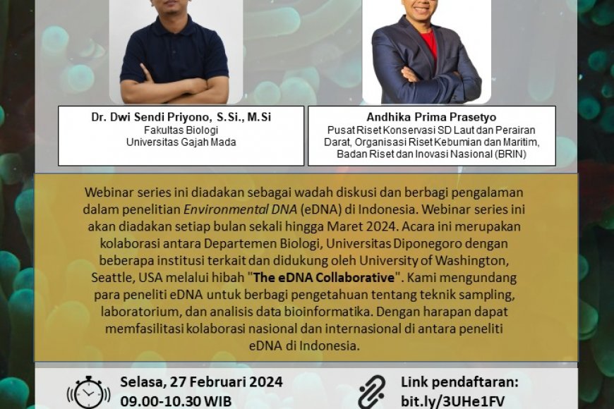 [27 February 2024] eDNA 5th Webinar Series - Solusi Riset