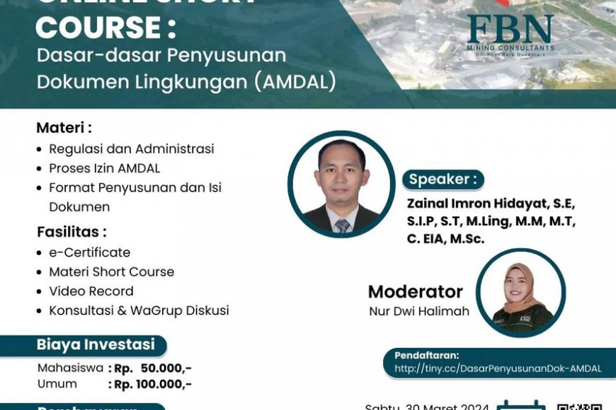 [30 Maret 2024] Dasar-dasar Penyusunan AMDAL - Solusi Riset