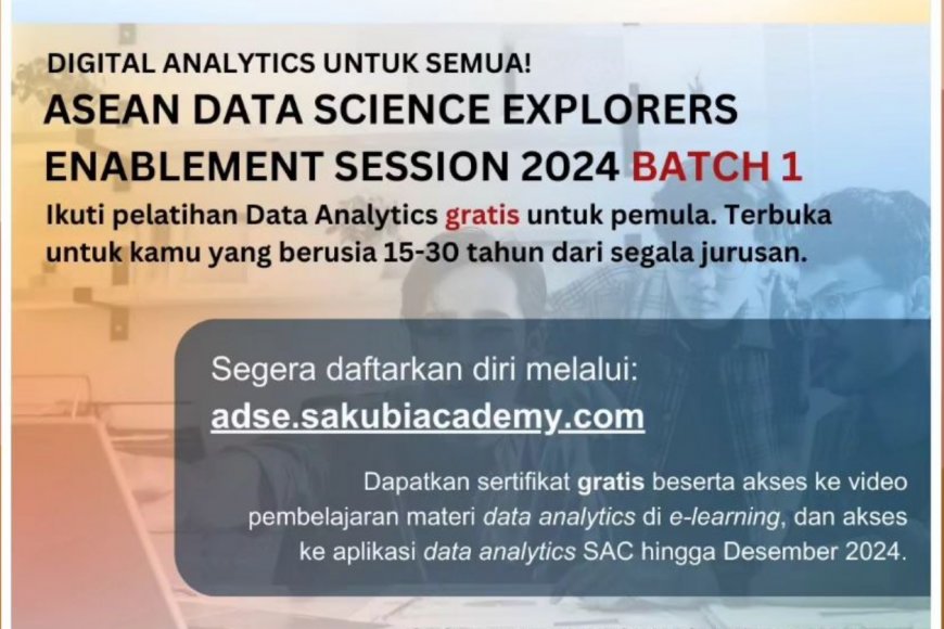 [6/20/27 April 2024] ASEAN Data Science Enablement Session 2024 - Solusi Riset