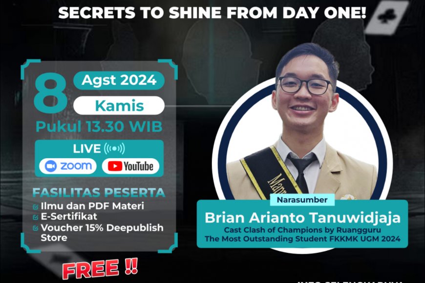[ 8 Agustus 2024 ] Webinar Curi Start Jadi Mapres Sejak Maba - Solusi Riset