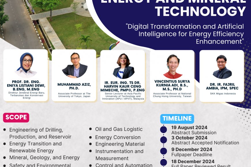 [12 February 2025] 1st ICEMT 2025 - International Conference on Energy and Mineral Technology ...