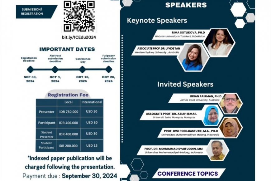 [October 16, 2024] 3rd International Conference on Education (ICEDU ...
