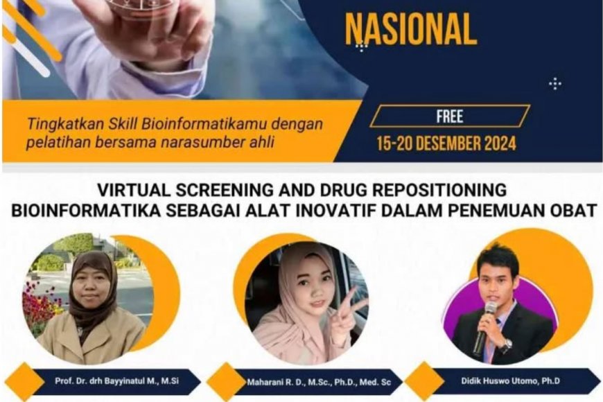[21 Desember 2024] WORKSHOP BIOINFORMATIKA Virtual Screening and Drug ...