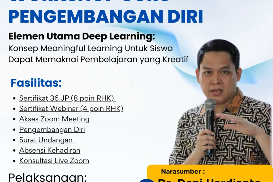 [5 Januari 2025] Workshop 36 JP Elemen Utama Deep Learning - Solusi Riset