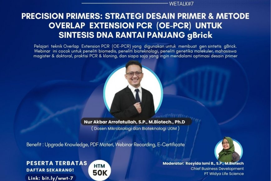 [20 Juni 2025] Webinar Precision Primers: Strategi Desain Primer ...
